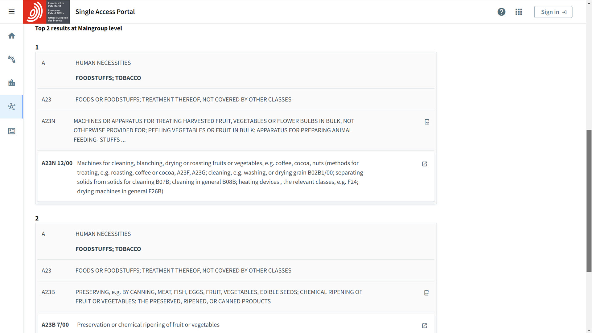 New – AI-based CPC text categoriser | epo.org